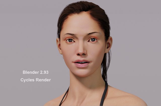 Female Base 3D Model in Woman 3DExport