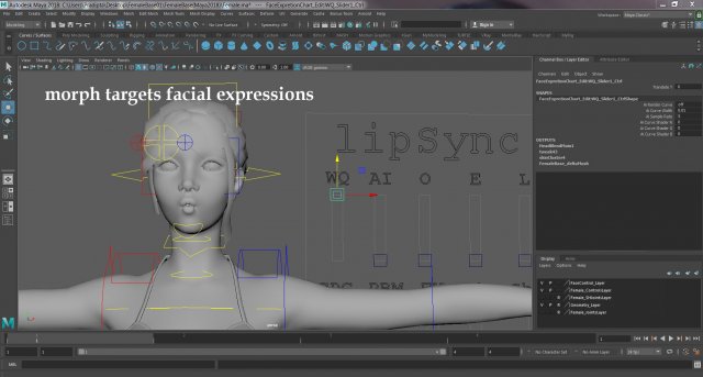 Female Base 3D Model in Woman 3DExport