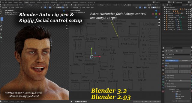 Male Base Complete Rig 3D Model in Man 3DExport