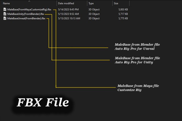 Male Base Complete Rig 3D Model in Man 3DExport