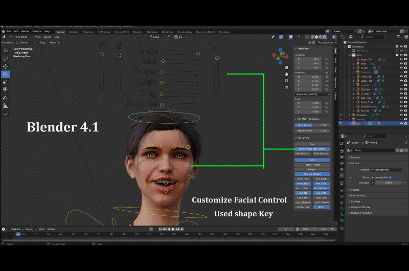Female Base Rig 3D Model in Kadın 3DExport