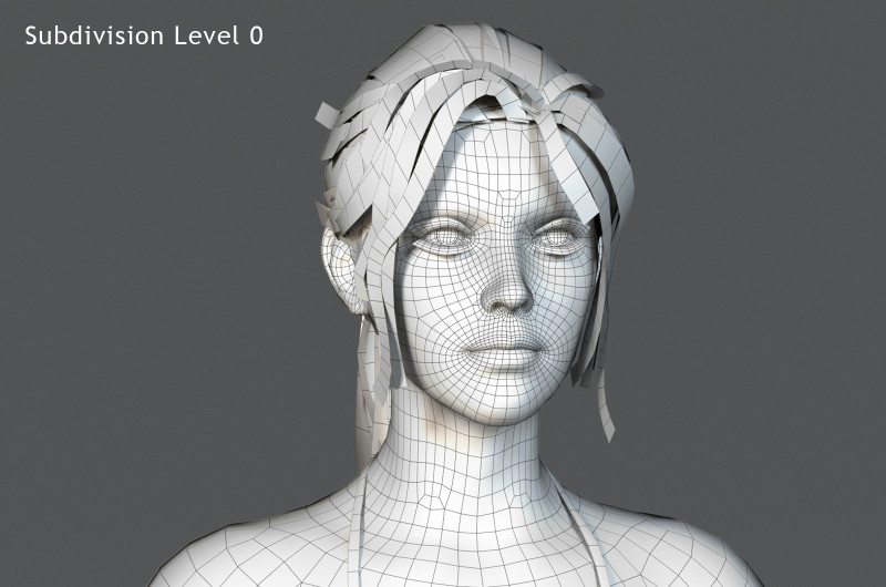 Female Base Rig 3D Model in Kadın 3DExport