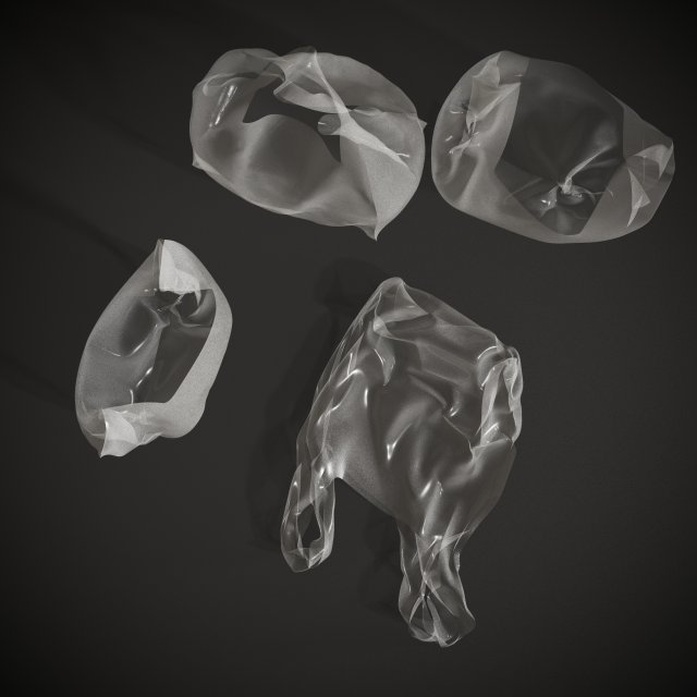 Set Plastic Bags 3D Model in Other 3DExport
