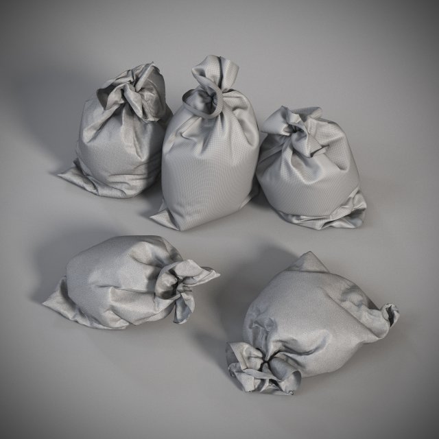 Sack Low poly bag 3D Model in Other 3DExport