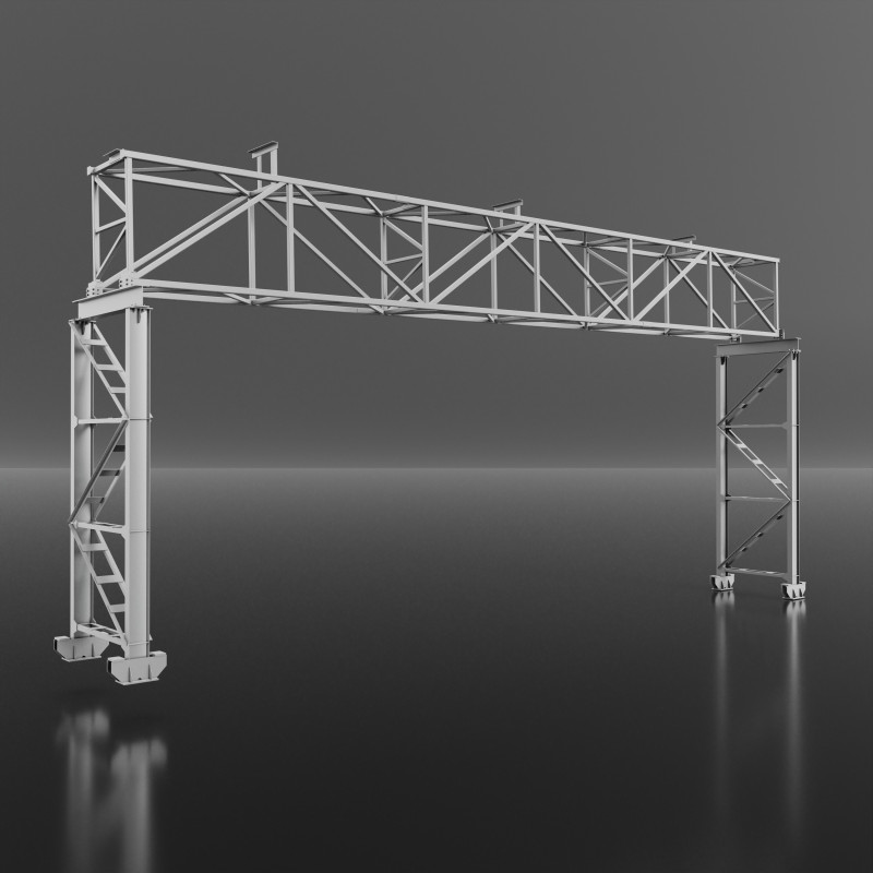 Metal structures 3D Model in Buildings 3DExport