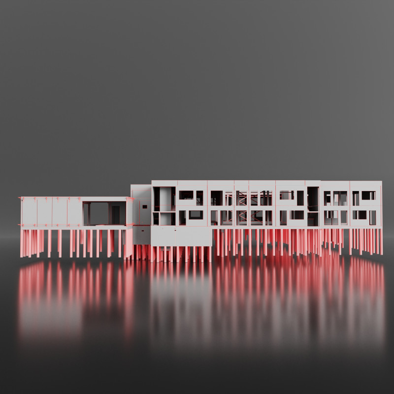 Kinder garden 3D Model in Buildings 3DExport