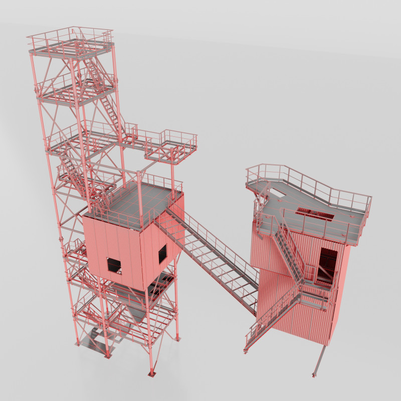 Elevator 3D Model in Buildings 3DExport