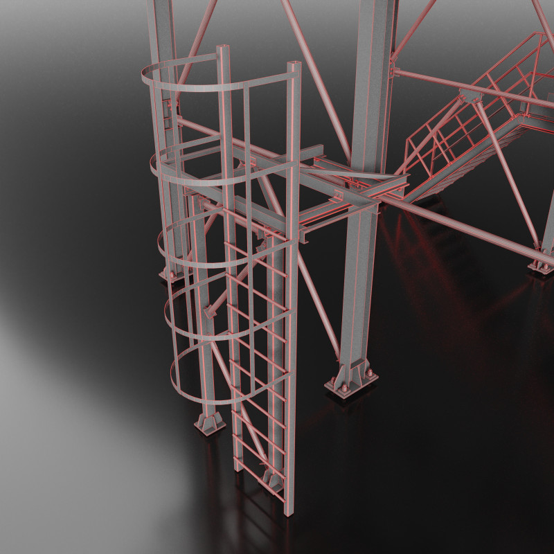 Elevator 3D Model in Buildings 3DExport