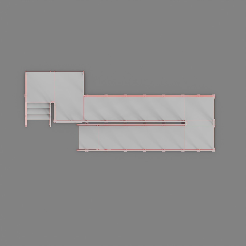 Ramp metal 3D Model in Buildings 3DExport