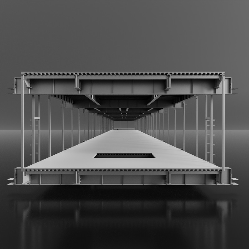 Industrial Metal Ramp 3D Model in Buildings 3DExport