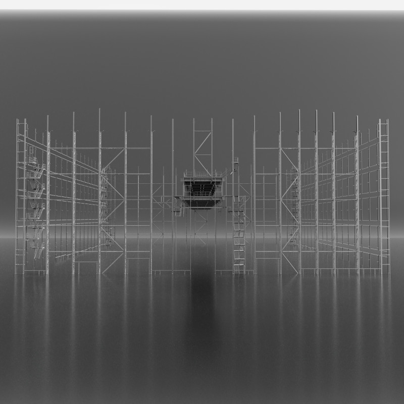 Industrial Metal Ramp 3D Model in Buildings 3DExport