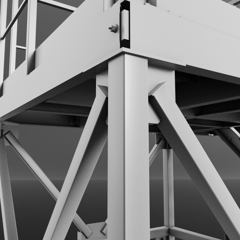 Radar 3D Model in Buildings 3DExport