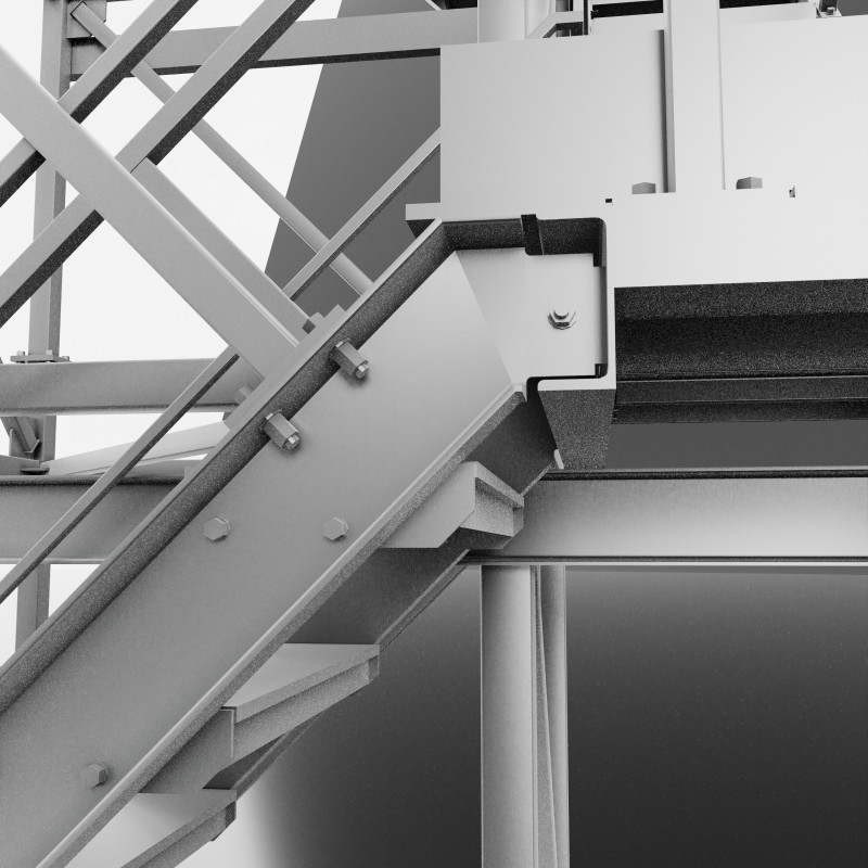 Radar 3D Model in Buildings 3DExport