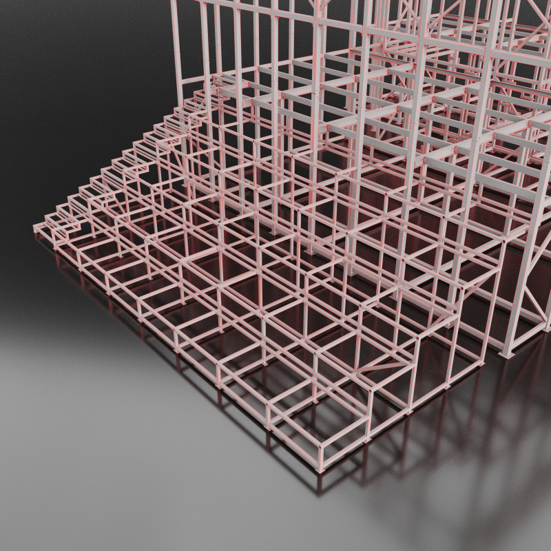 Metal Building 3D Model in Buildings 3DExport