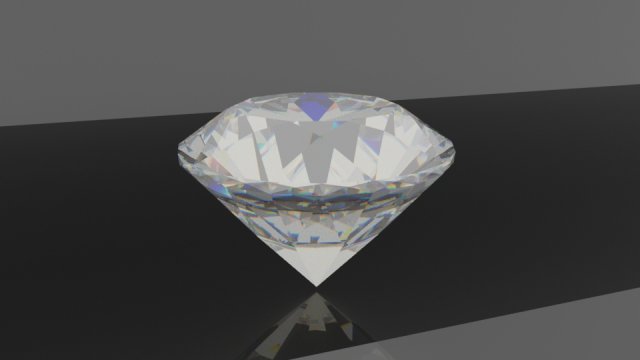 Diamond 3D Model in Jewellery 3DExport