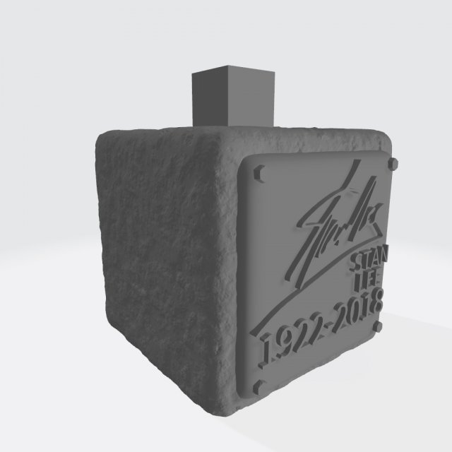 Stan Lee Bust Ready to Print 3D Print Model in Man 3DExport