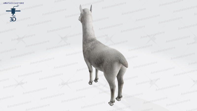 Alpaca Sculptures Ready to Print 3D Print Model in Sculpture 3DExport