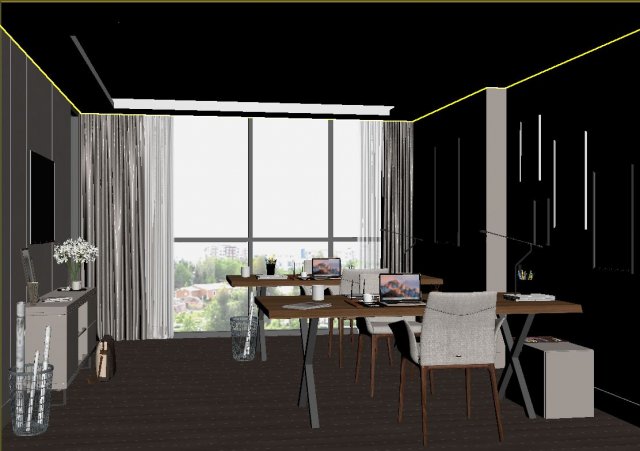 Home Office Free 3D Model in Office 3DExport