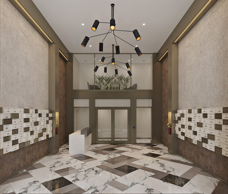 Entrance Lobby 3D Model in Lobby 3DExport