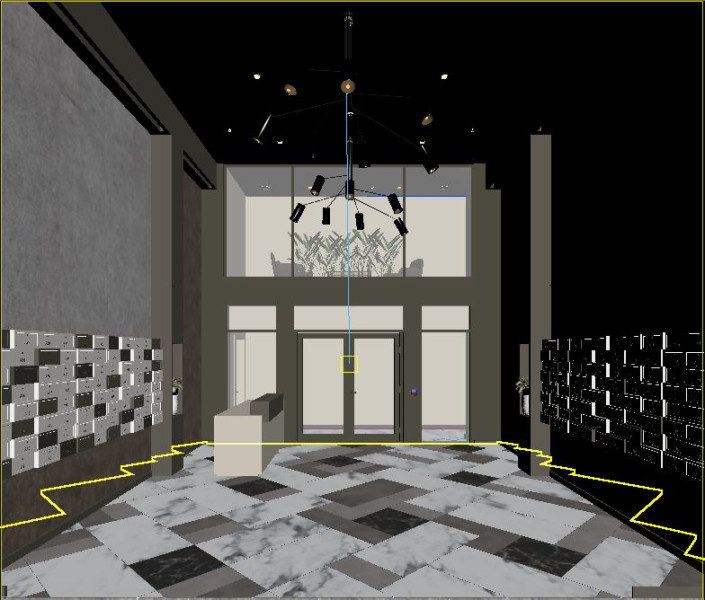 Entrance Lobby 3D Model in Lobby 3DExport