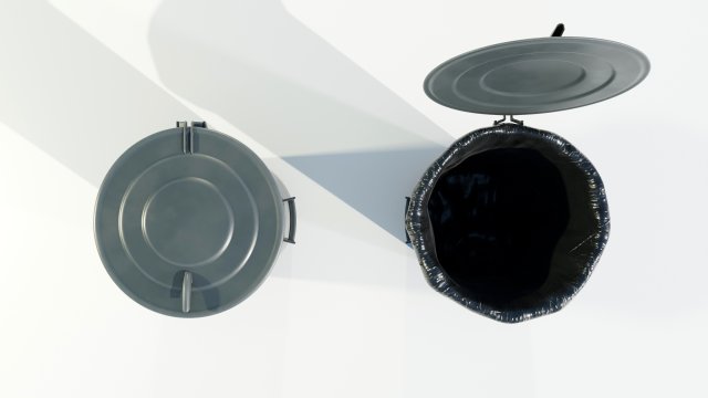 Garbage Can 3D Model in Other 3DExport
