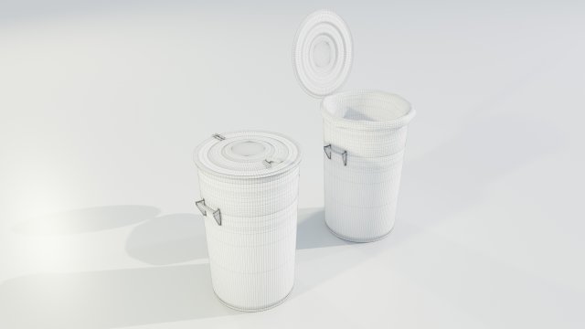 Garbage Can 3D Model in Other 3DExport