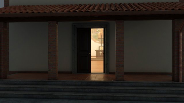 Italian Country Church 3D Model in Buildings 3DExport