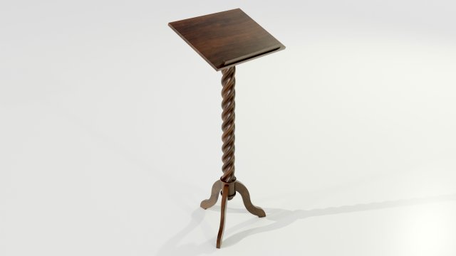 Wooden Lectern 3D Model in Other 3DExport
