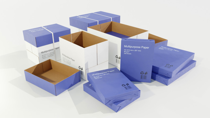Paper Boxes 3D Model in Other 3DExport