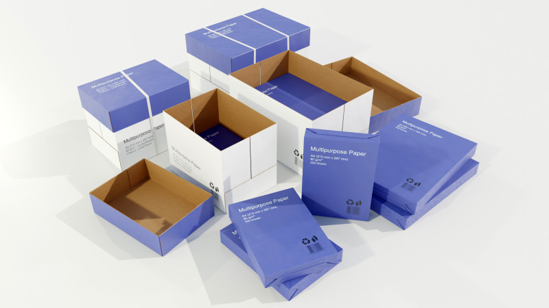 Paper Boxes 3D Model in Other 3DExport