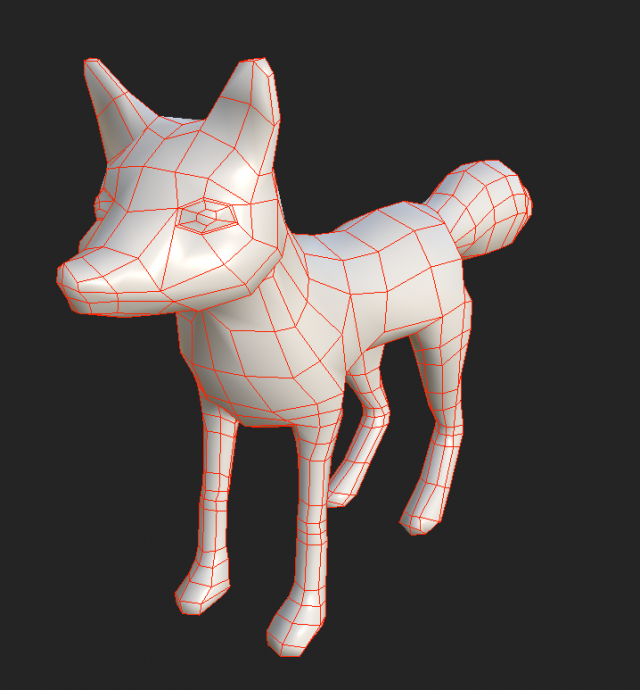 Game-ready fantasy fox 3D Model in Other 3DExport