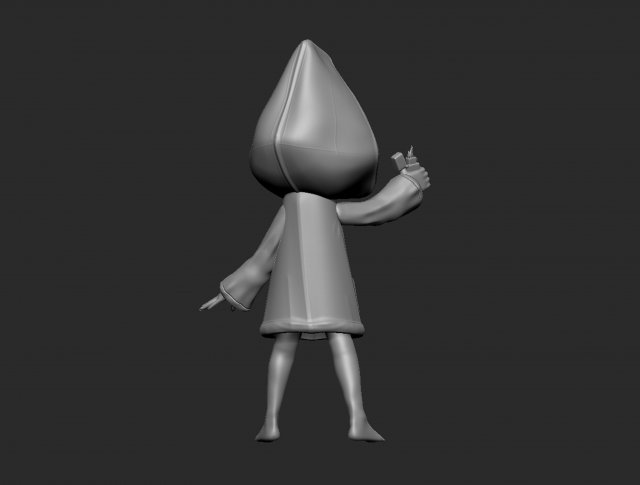 Six 3D Model in Cartoon 3DExport