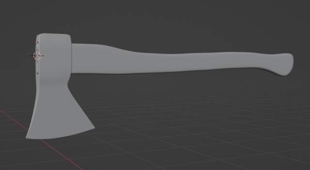 Ax 3D Model in Melee 3DExport