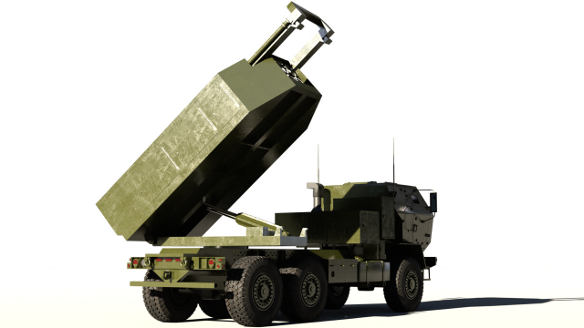 M142 HIMARS MLRS 3D Model in Artillery 3DExport
