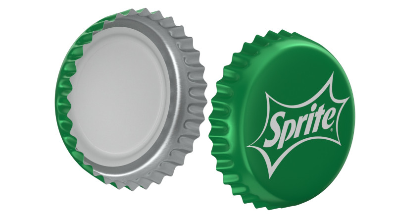 Sprite Bottle Cap 3D Model in Kitchen 3DExport