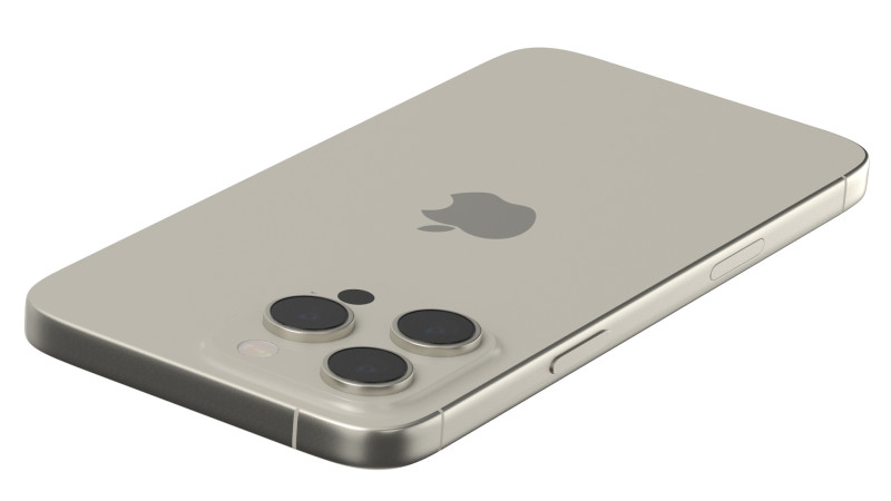 Apple iphone 16 pro max Natural titanium 3D Model in Phone and Cell ...