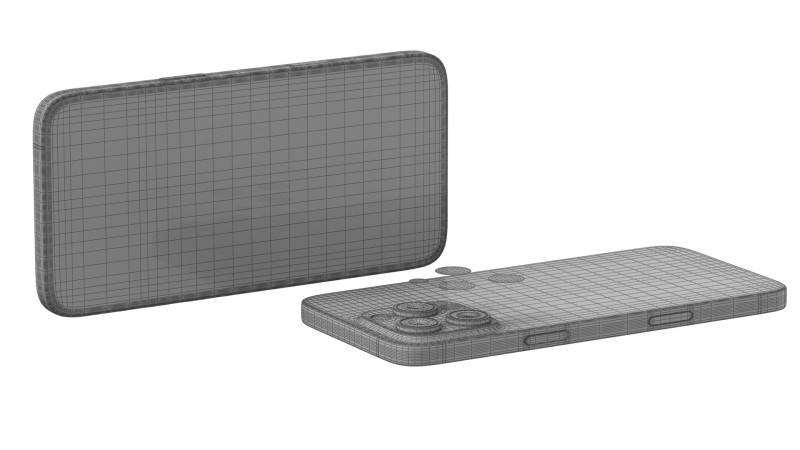 Apple iphone 16 pro max Natural titanium 3D Model in Phone and Cell ...