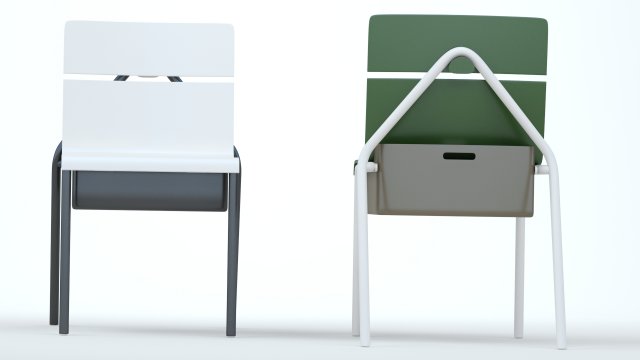 Afford Chair 3D Model in Stool 3DExport
