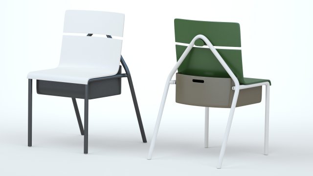 Afford Chair 3D Model in Stool 3DExport