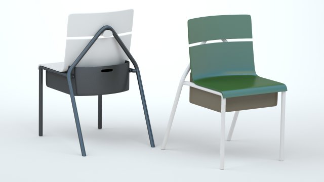 Afford Chair 3D Model in Stool 3DExport