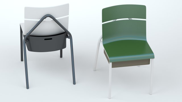Afford Chair 3D Model in Stool 3DExport
