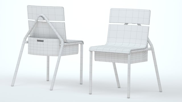 Afford Chair 3D Model in Stool 3DExport