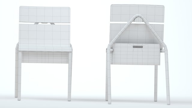 Afford Chair 3D Model in Stool 3DExport