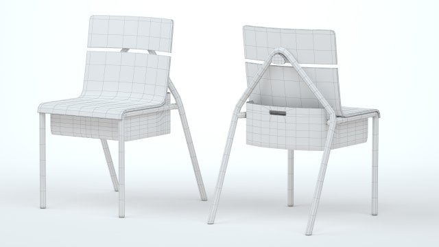 Afford Chair 3D Model in Stool 3DExport