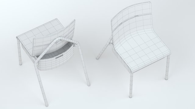Afford Chair 3D Model in Stool 3DExport