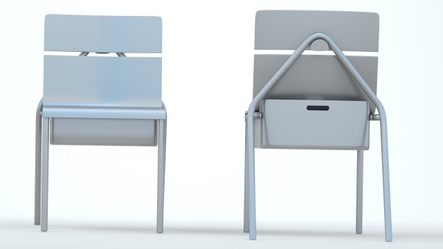 Afford Chair 3D Model in Stool 3DExport