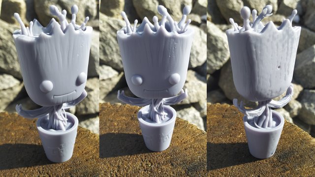 Dancing Groot Figure 3D Print Model in Monsters & Creatures 3DExport