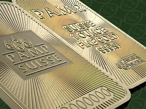 ZŁOTA SZTABKA 1 uncja PAMP Suisse TROY OUNCE do druku Model 3D in Inny ...