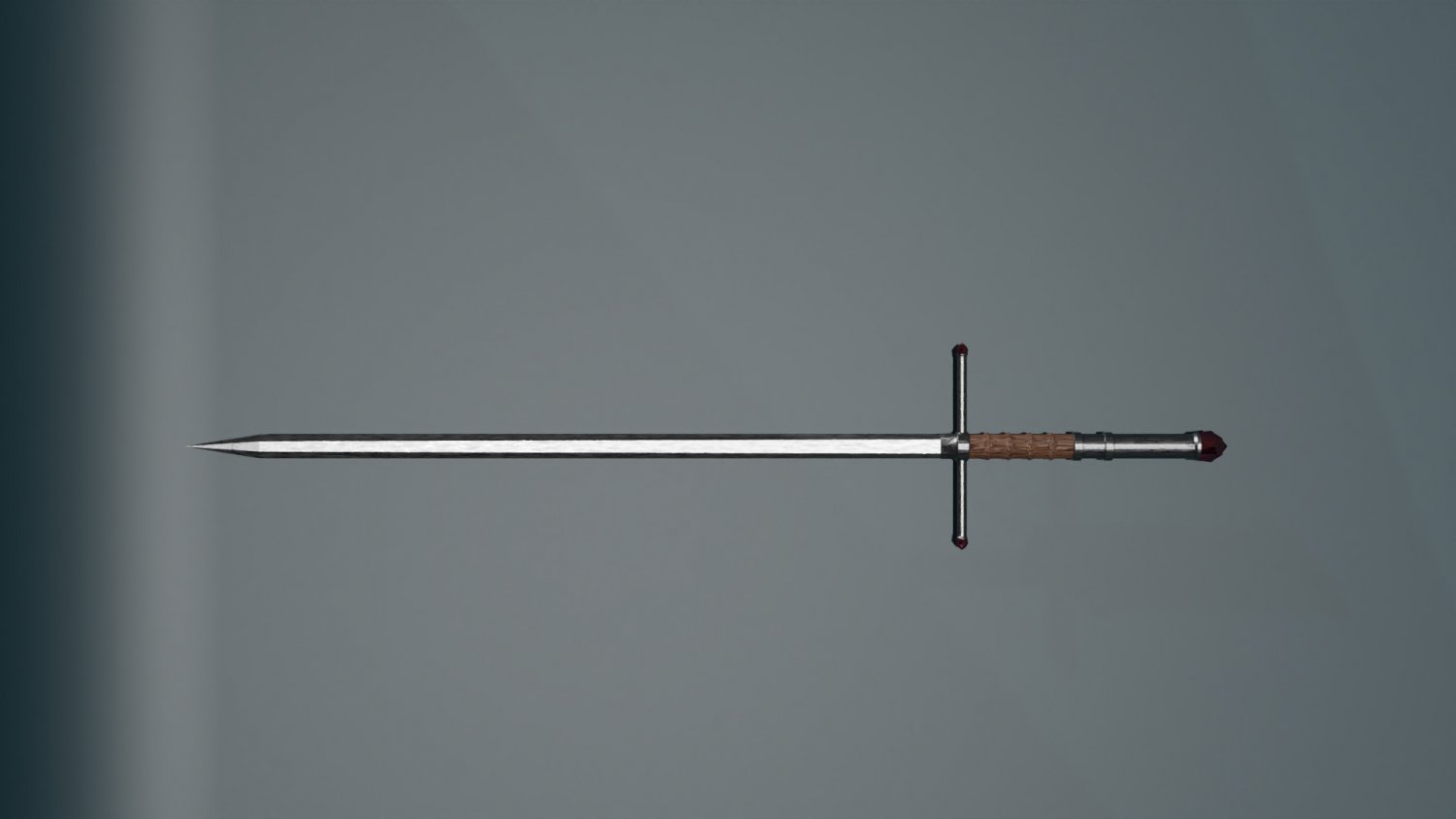 Game ready low poly long sword 3D Models in Melee 3DExport