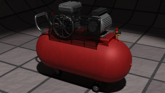 Compressor 3D Model in Tools 3DExport